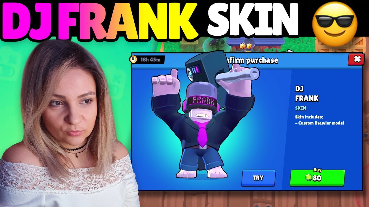 CUMPAR DJ FRANK SKIN (MERITA 80 GEMS) - Brawl Stars - YouTube