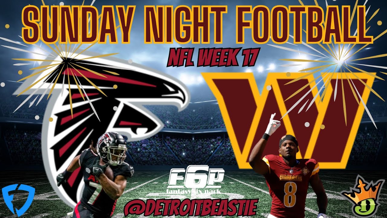 Atlanta Falcons at Washington Commanders SNF | DFS Showdown Lineups ...