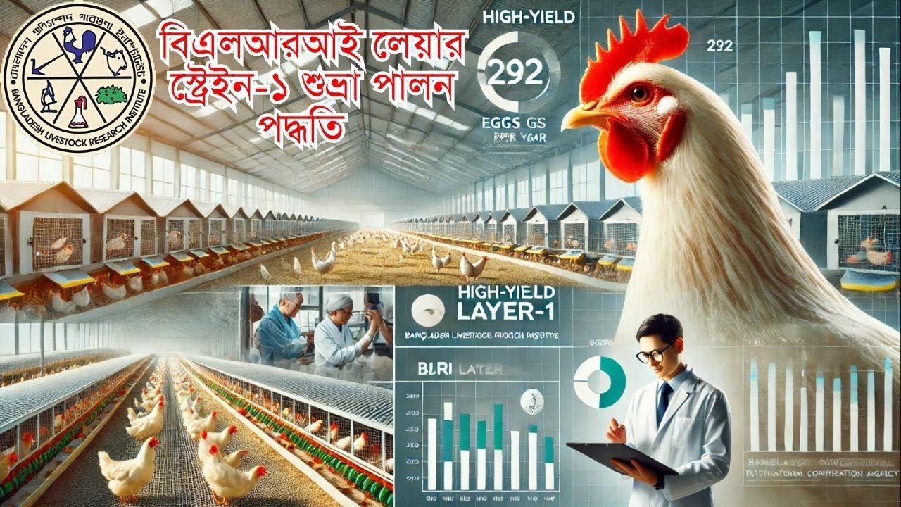 শুভ্রা লেয়ার পালন | BLRI Layer Stain-1 | Poultry Rearing | BLRI - YouTube