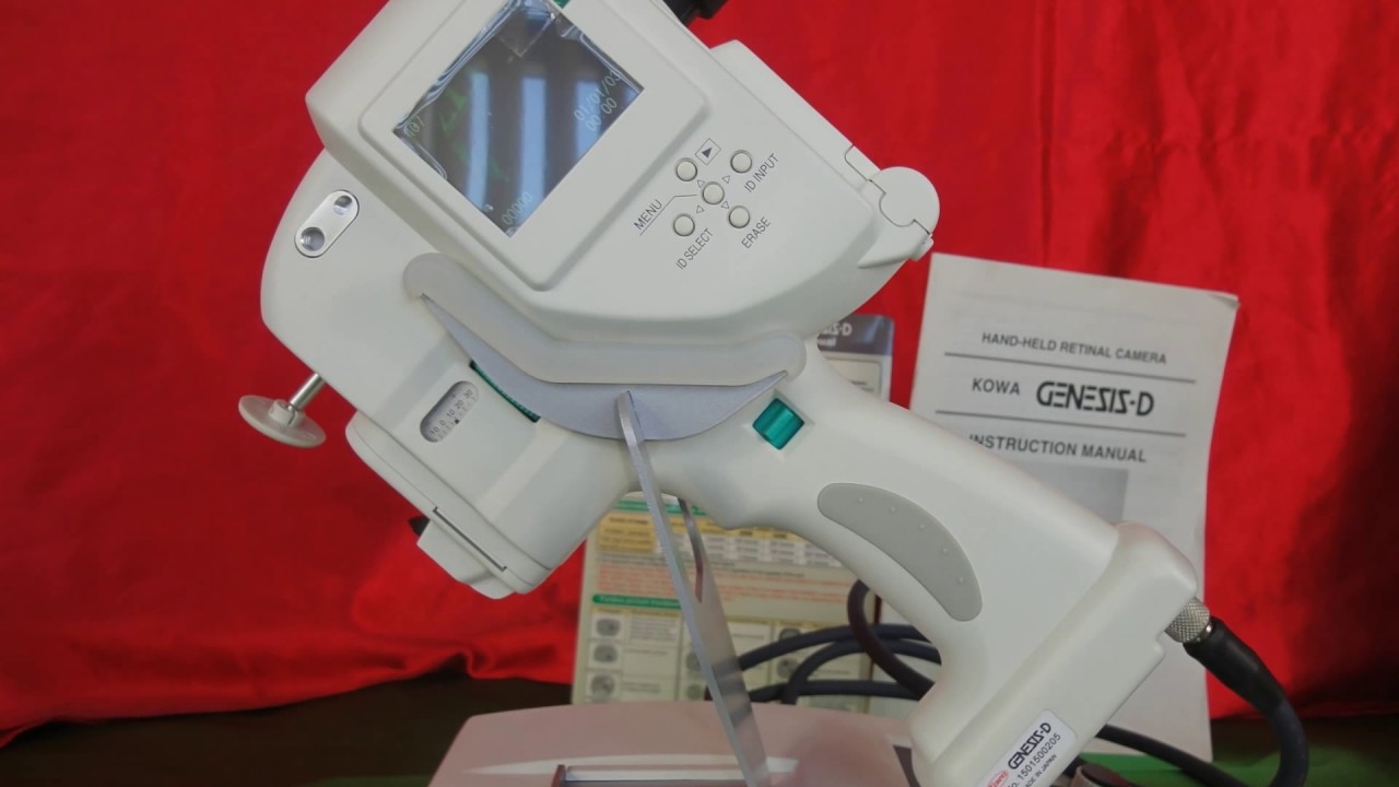 KOWA GENESIS-D HAND HELD RETINAL CAMERA - FOR SALE - YouTube