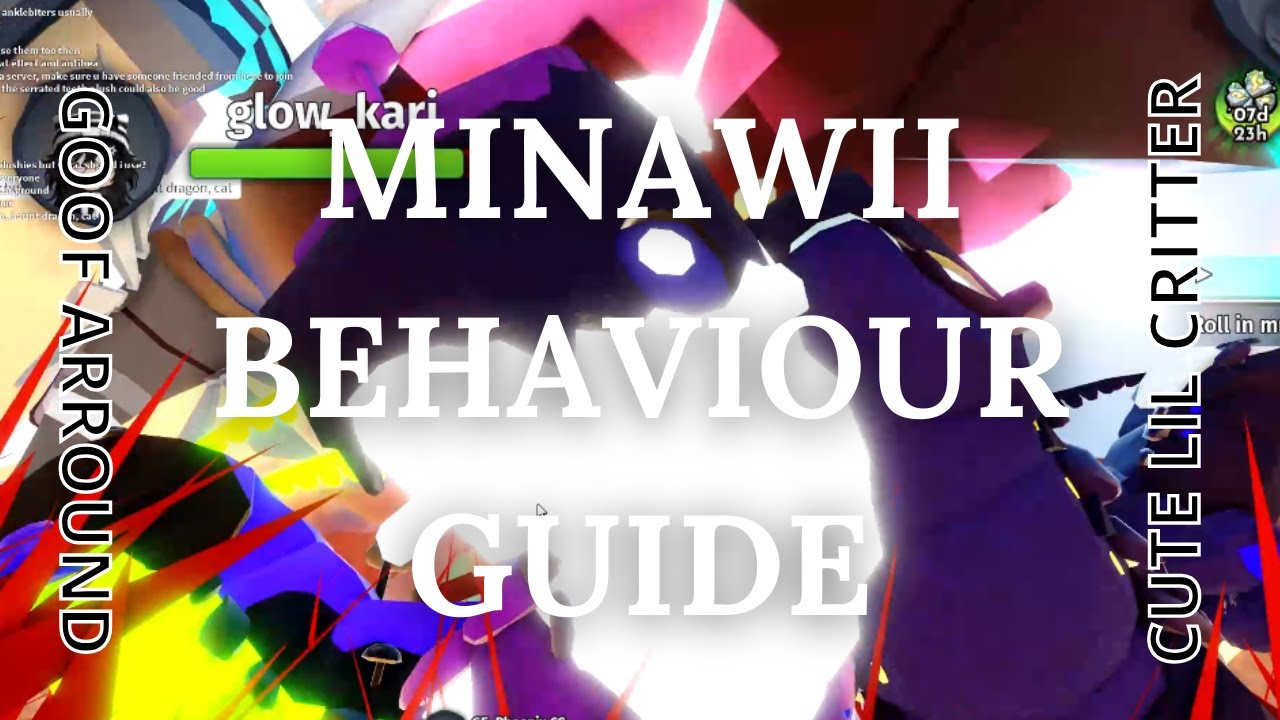 MINAWII BEHAVIOUR GUIDE: follow silliness | Creatures of Sonaria - YouTube