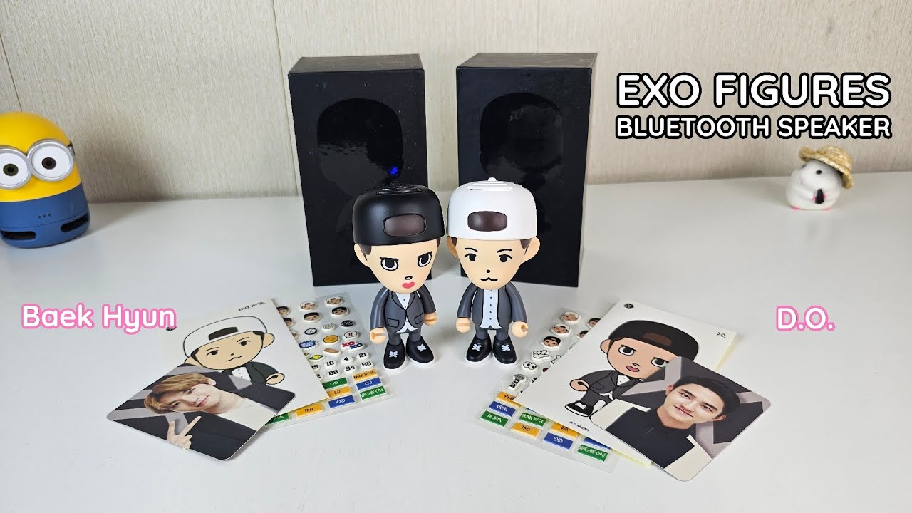 EXO Figure Baek Hyun & D.O. Bluetooth Speakers | Unboxing #kpop #exo # ...