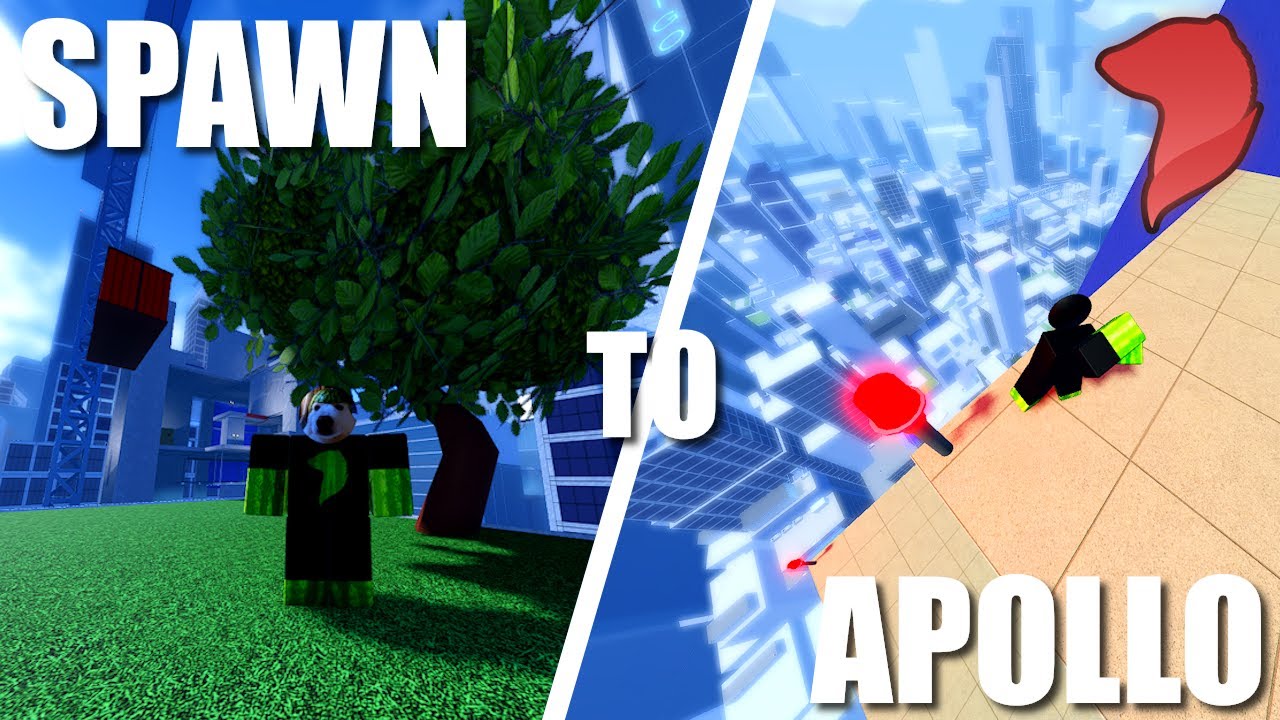 Spawn to Apollo in ONE CHAIN | Parkour Reborn - YouTube