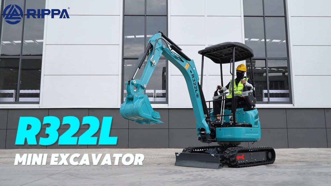 RIPPA R322L Mini Excavator丨Kubota D902 Engine丨High-Efficiency Compact ...