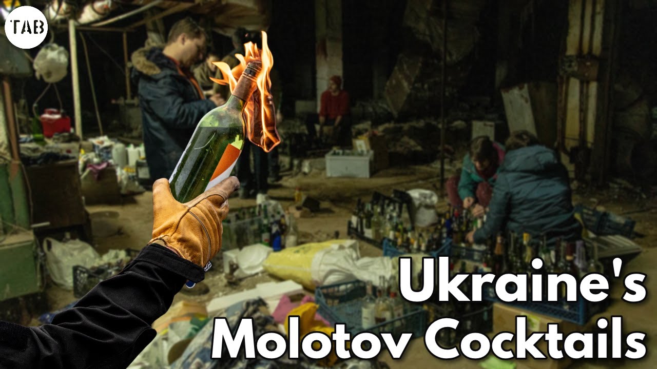 Molotovs Cocktails In Ukraine - YouTube