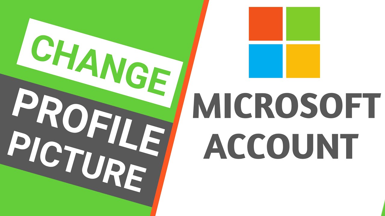 How To Change Microsoft Account Profile Picture! - YouTube
