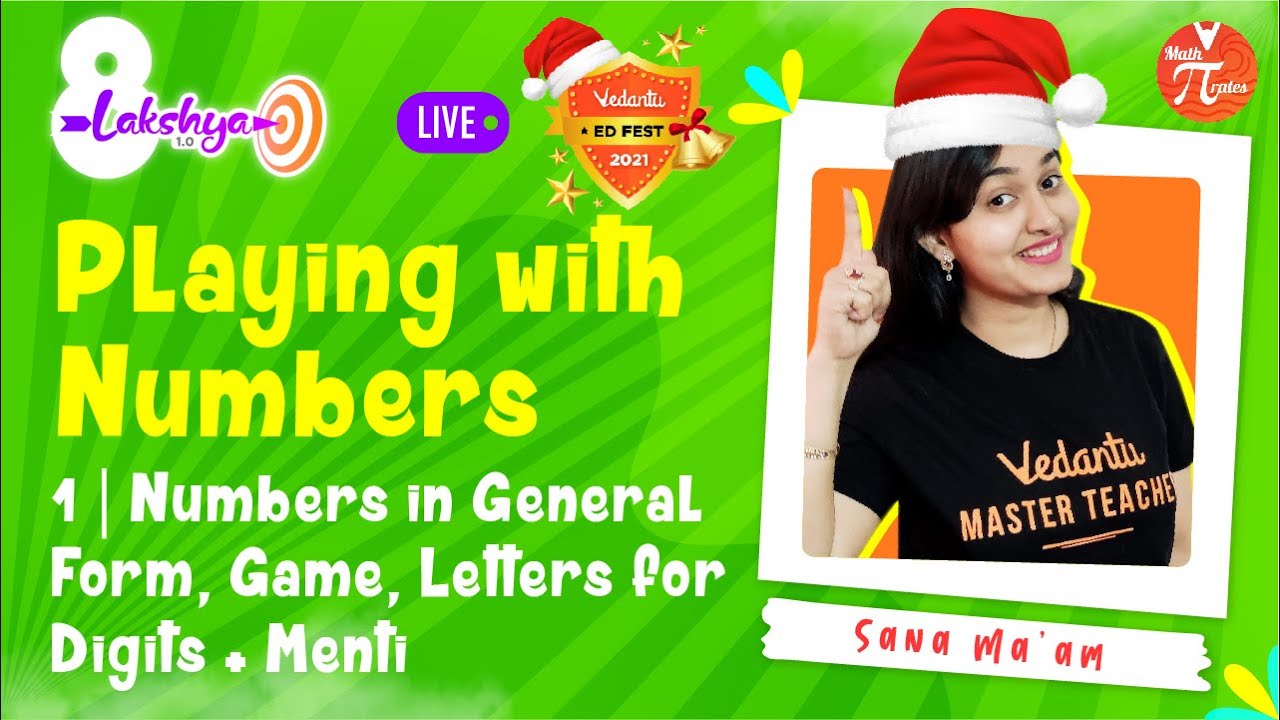 Playing with Numbers L1 [Numbers in General Form, Game, Letters for ...