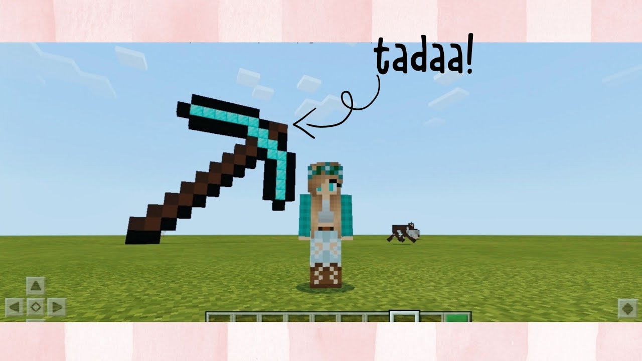 🐷BUILDING A GIANT PICKAXE | MINECRAFT - YouTube