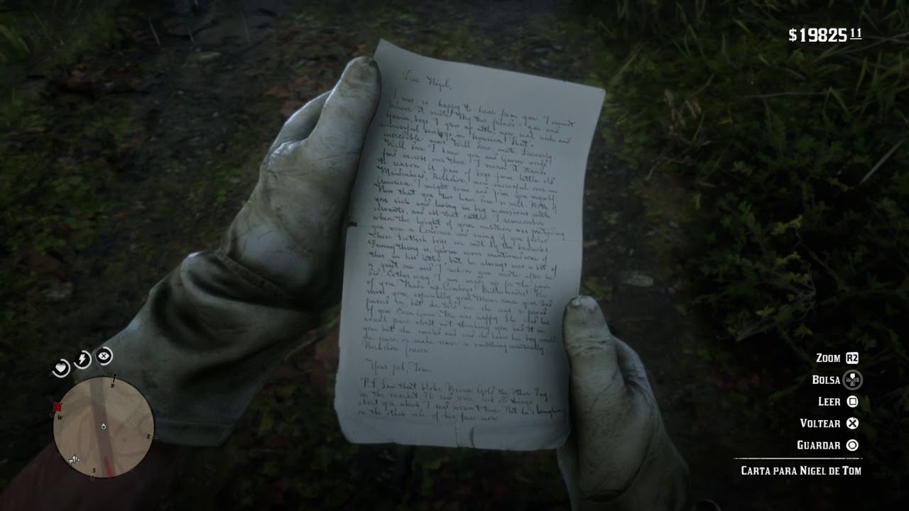 Red Dead Redemption 2 La carta del amigo de Gavin - YouTube