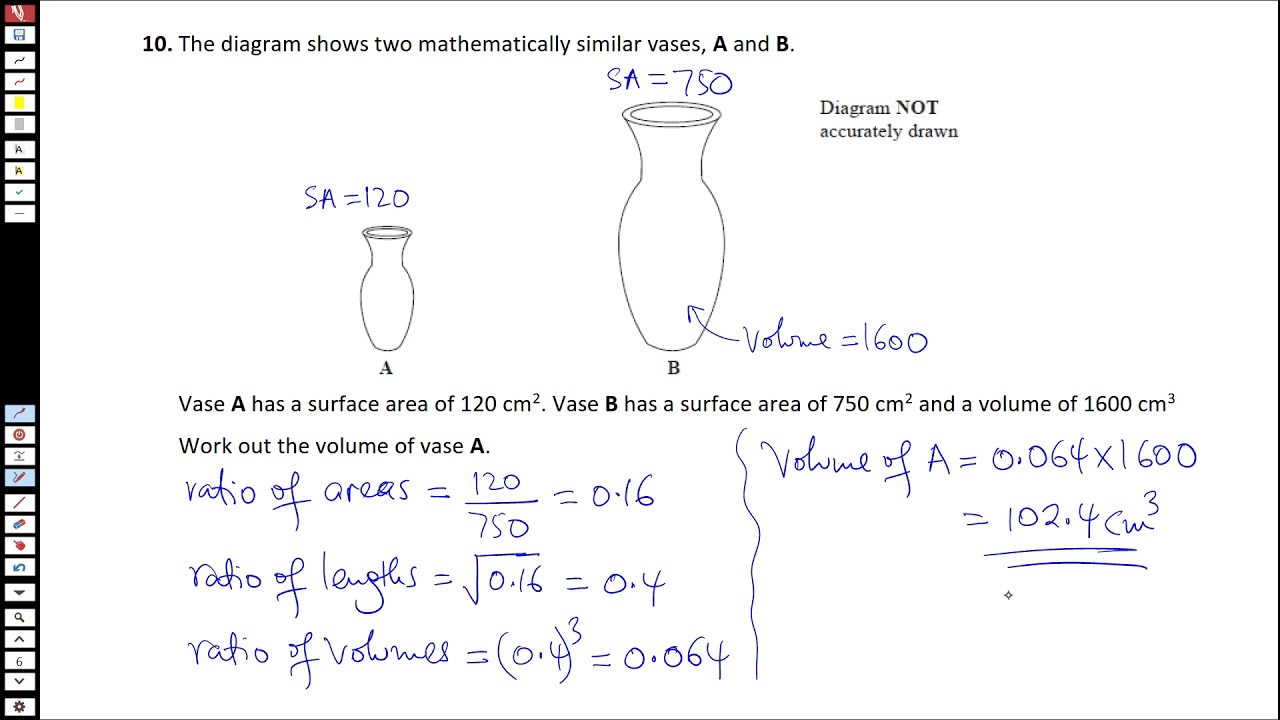 Volumes of similar shapes (4 of 4) - YouTube