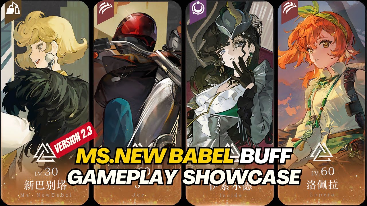 Reverse: 1999 CN - Ms.NEWBABEL BUFF & JOE GAMEPLAY SHOWCASE & TEST ...