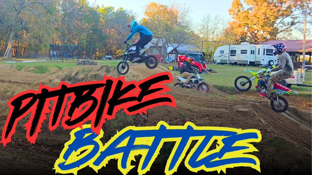 (Pit Bike Battle) X-Pro Storm 125cc Vs. Built Honda Crf 110cc - YouTube