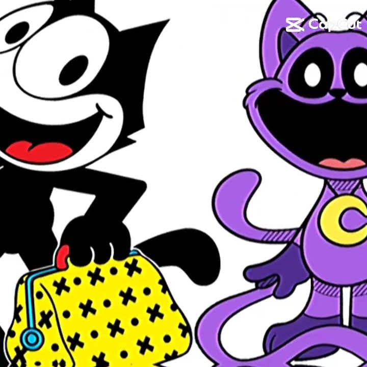 Gato Felix y Catnap Base o Cartoon Cat y Catnap Modo Nightmare? - YouTube