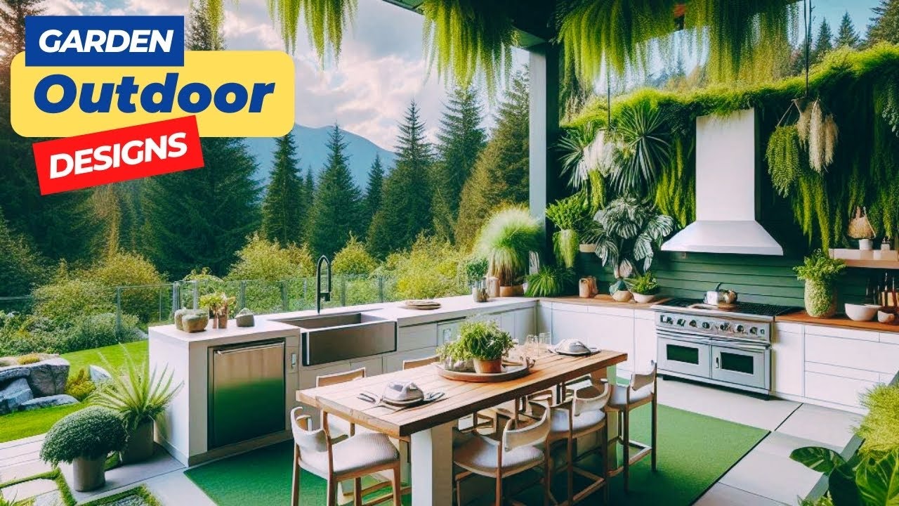 Outdoor Kitchen on a Budget: Create a Backyard Restaurant at Home - YouTube