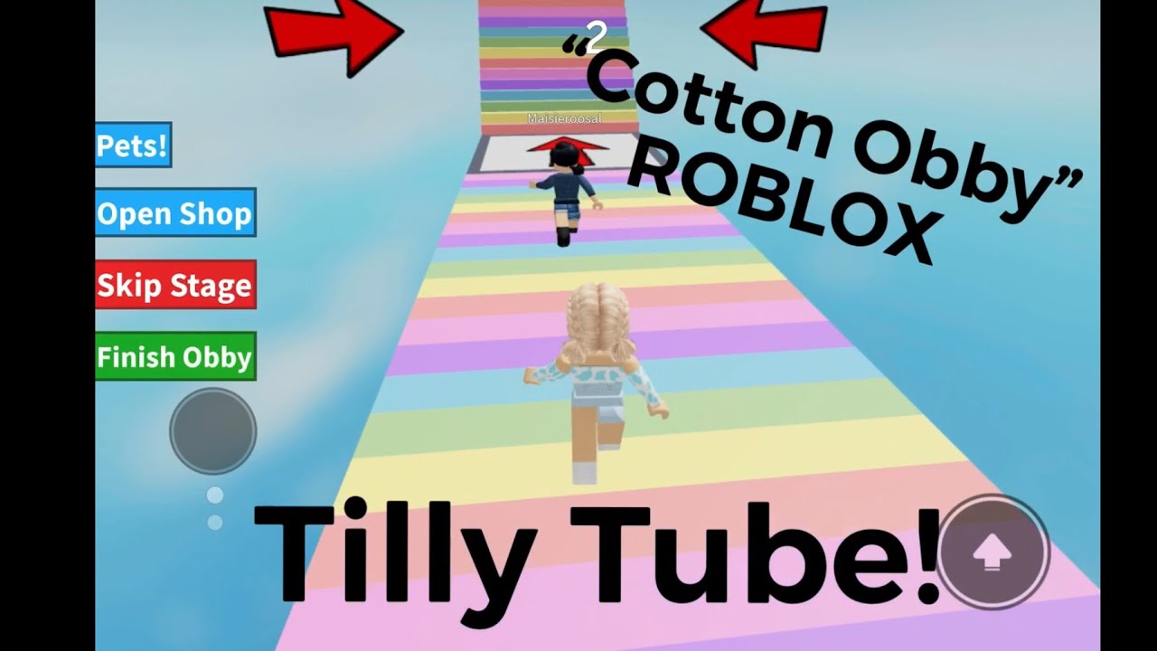 Playing the Cotton Obby on Roblox… - YouTube