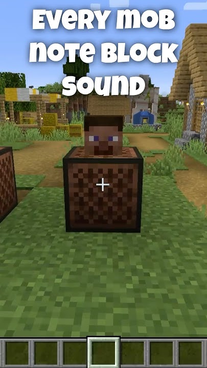 Every mob note block sound in minecraft - YouTube