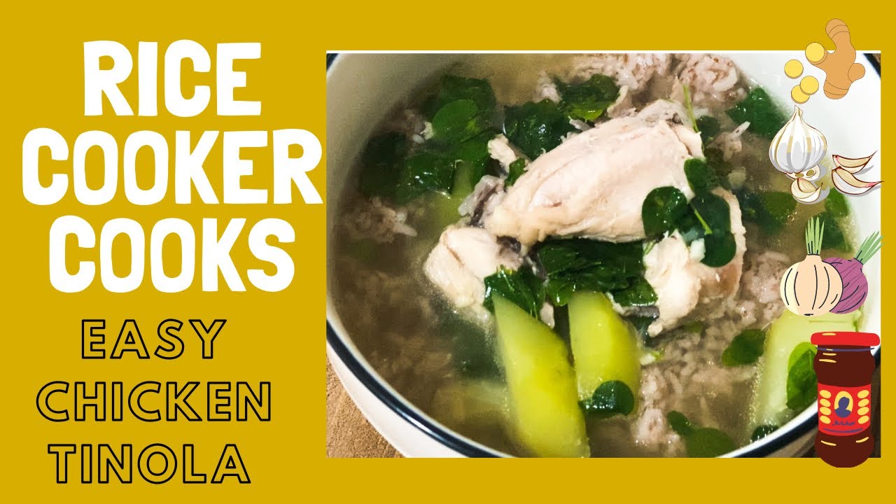 Rice Cooker Cooks - EASY CHICKEN TINOLA - YouTube