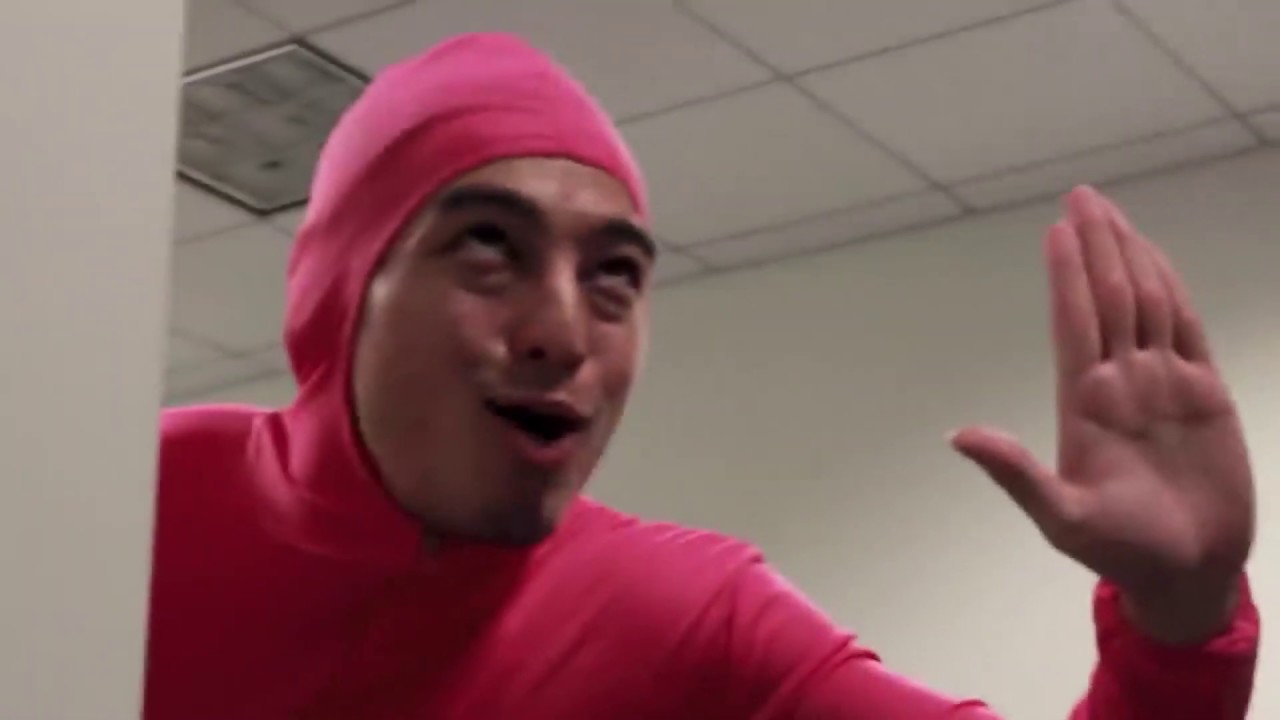 Pink Guy says "hey boss" - YouTube