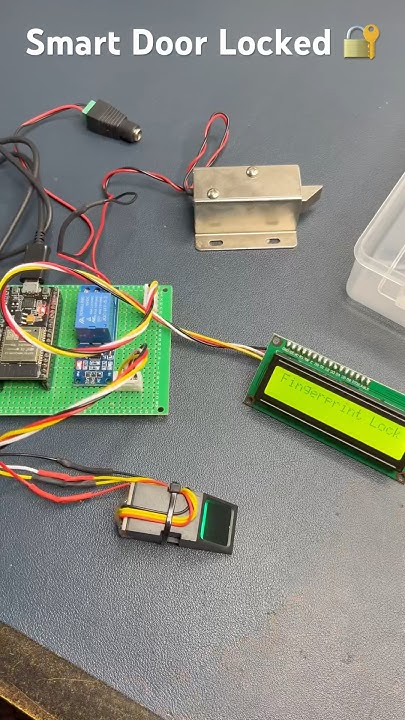 Smart Door Locked 🔐 #esp32project #esp32 #diy #diyprojects #arduinoprojects #esp8266project # ...