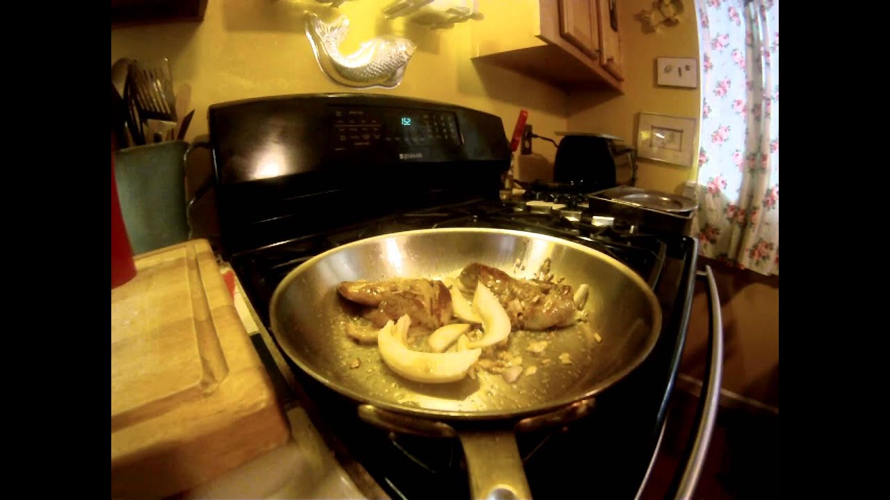 Monk Fish Liver and onions - YouTube