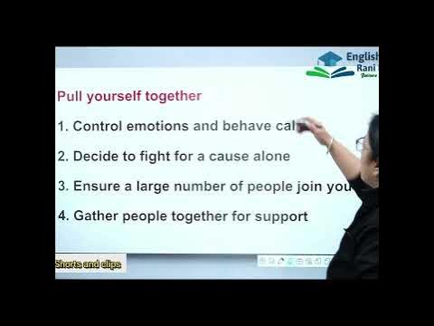 Pull yourself together idioms #shorts #idioms_and_phrases_for_ssc_exam ...