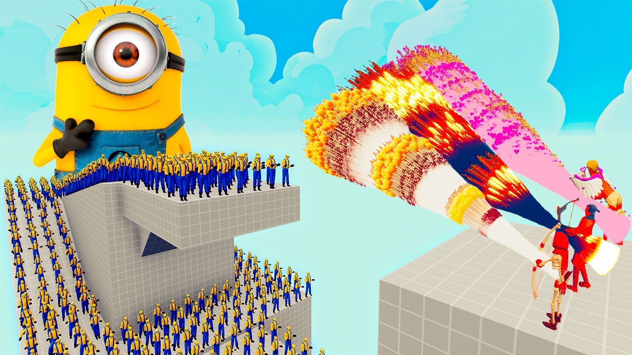 100x MINION + 2x GIANT vs 3x EVERY GOD Totally Accurate Battle ...