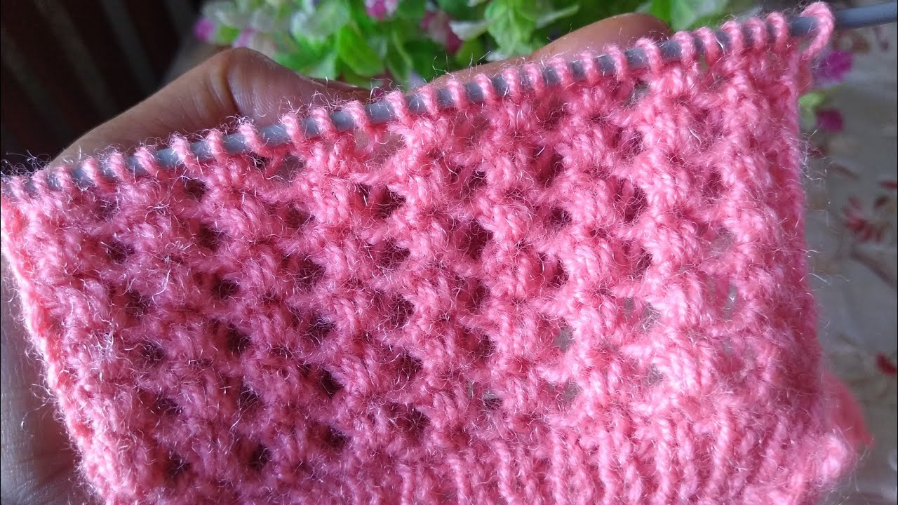 2 Rows knitting stich pattern for ladies sweater - YouTube