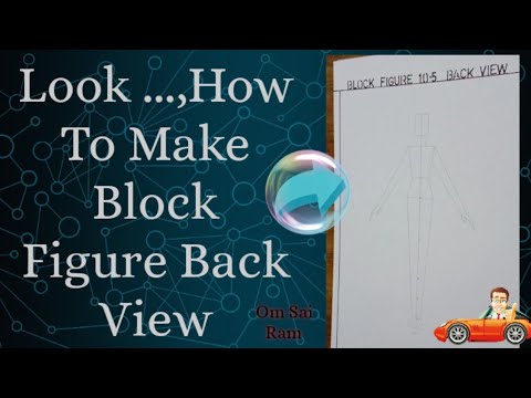 FASHION ILLUSTRATION (BASIC BLOCK FIGURE 10.5)BACK VIEW - YouTube