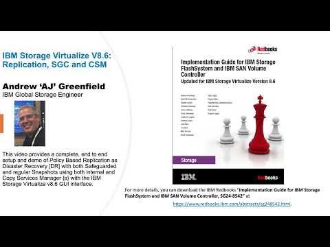 IBM FlashSystem Policy Based Replication- Disaster Recovery- PBR DR - YouTube
