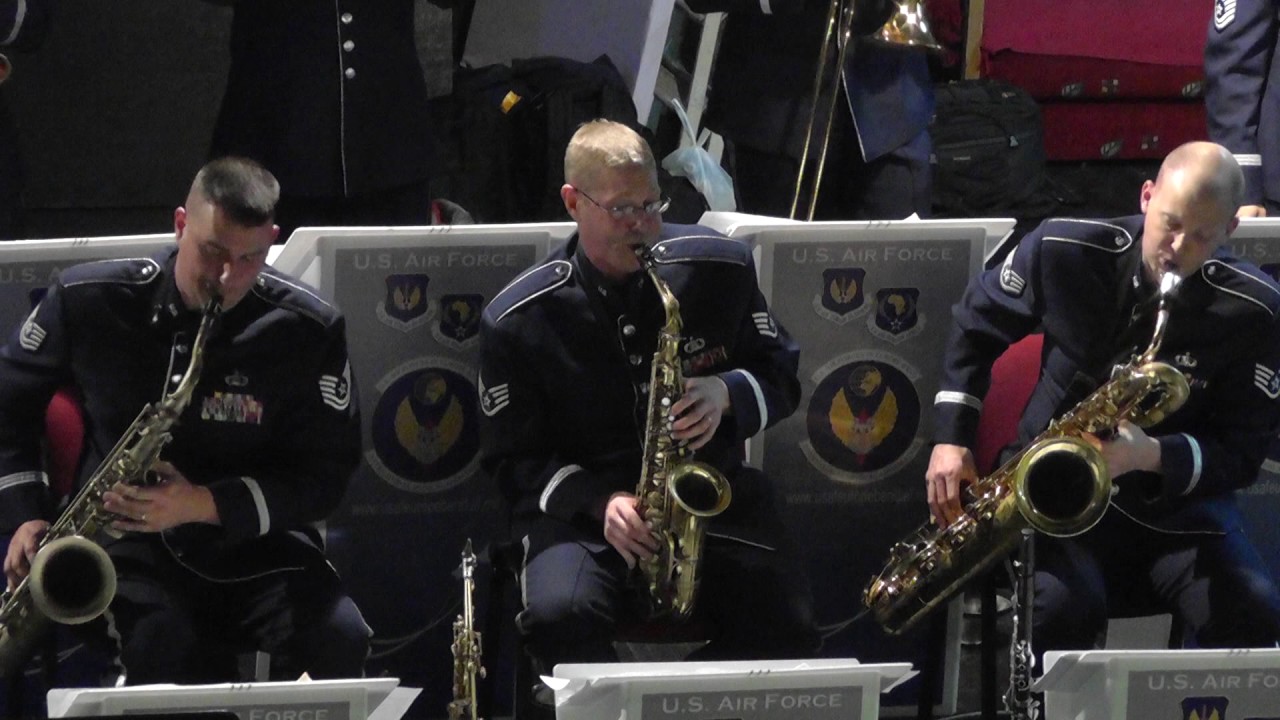 ST Louis Blues march - US Air force Band in Europe - YouTube