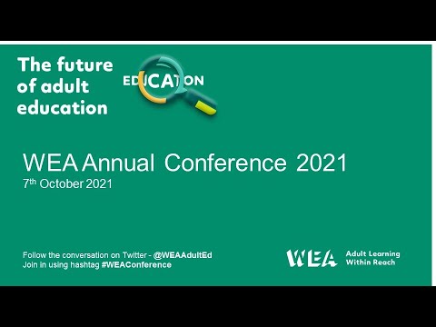 WEA Annual Conference 2021 live stream 2 - YouTube