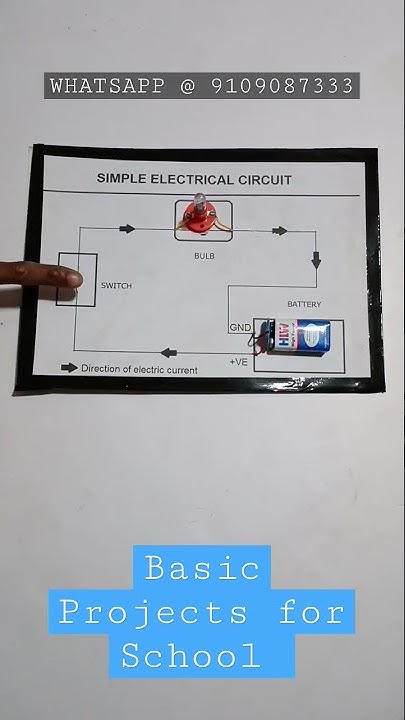 Simple Electrical Circuit Project for School Students - YouTube