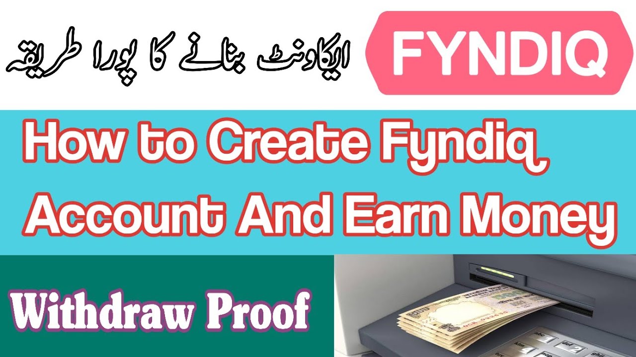 How to Create Findiq Account and Earn Money || Withdraw Proof Full ...