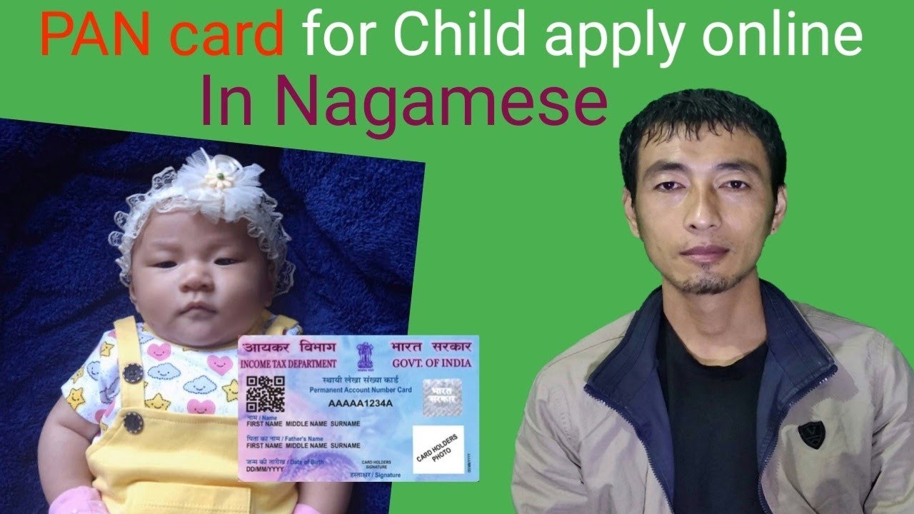 Minor PAN card apply online / PAN card for child / PAN card apply ...