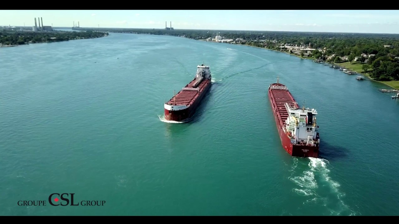 Iron Ore Loading and Discharge Operation, MV Baie Comeau, Superior ...