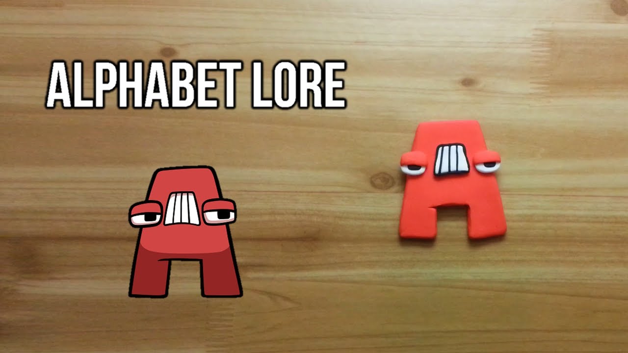A | Alphabet Lore clay cracking making 알파벳 로어 A 클레이로 만들기 - YouTube