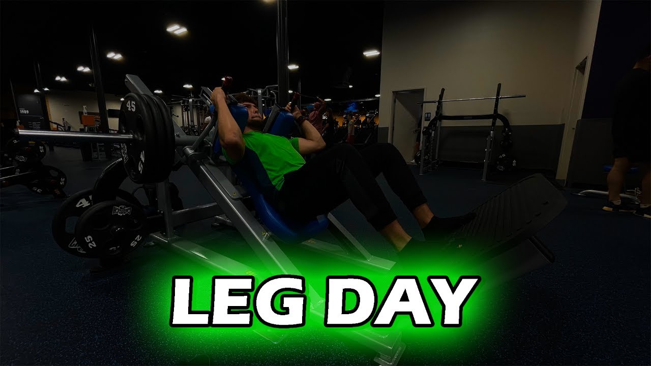 Leg Day Gym Vlog Youtube