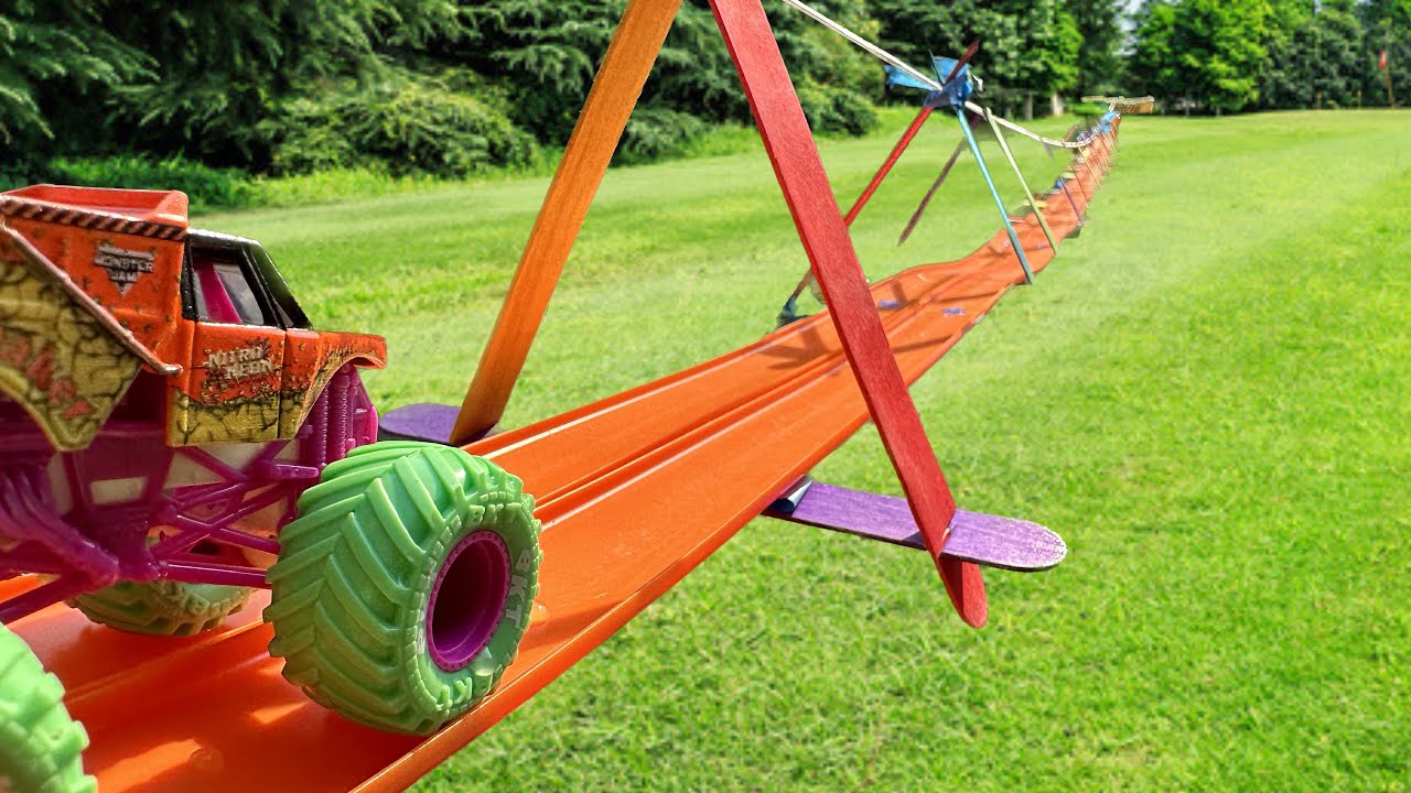 Longest Monster Truck Track! - YouTube