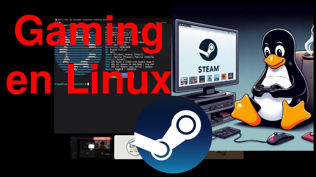 Explicándole a un Manco sobre Videojuegos en Linux | Steam - Proton ...