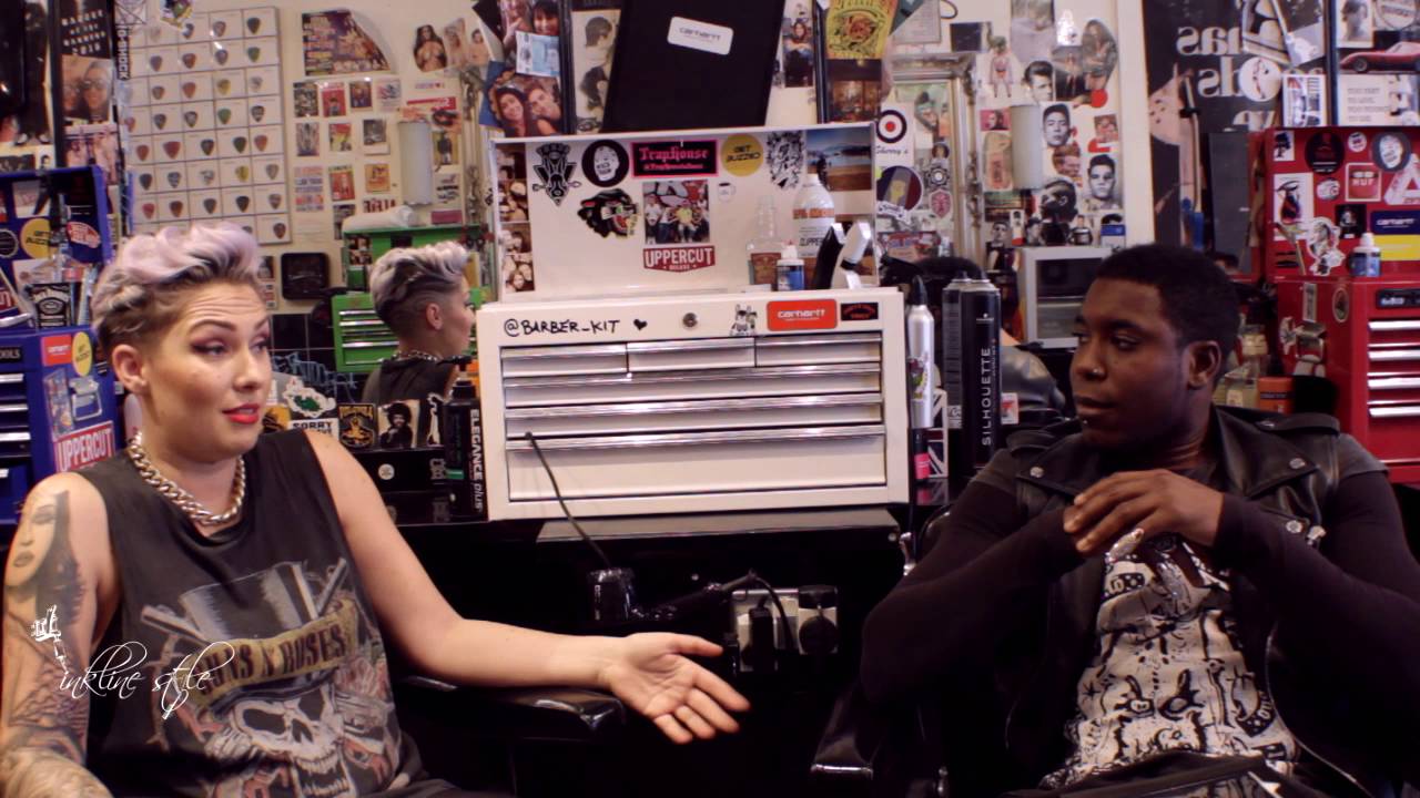 Inkline Style - Wacky Barbers Soho - Amber Rose - YouTube