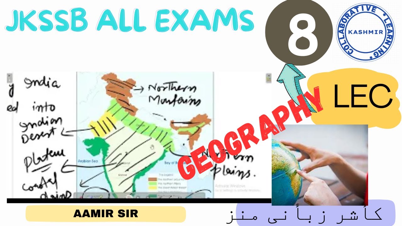 Geography of india lec 8 for jkssb forester/JKP - YouTube