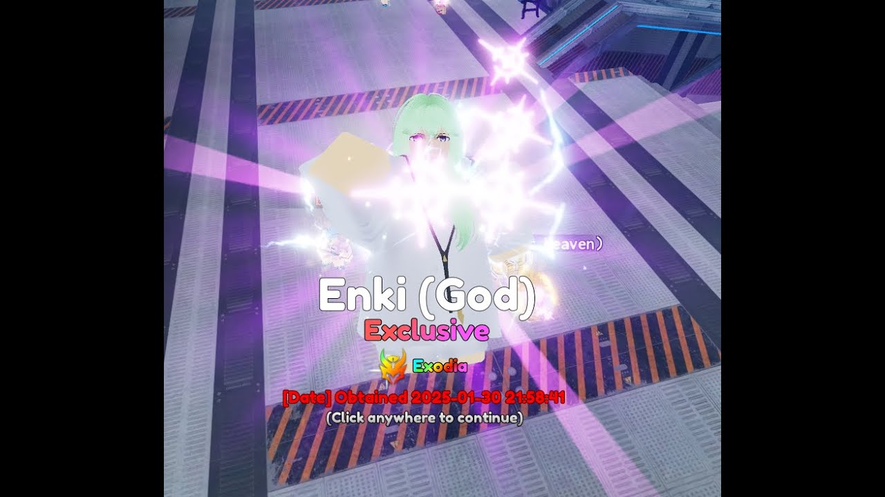 Roblox anime guardians showcase exodia Enki (god) - YouTube