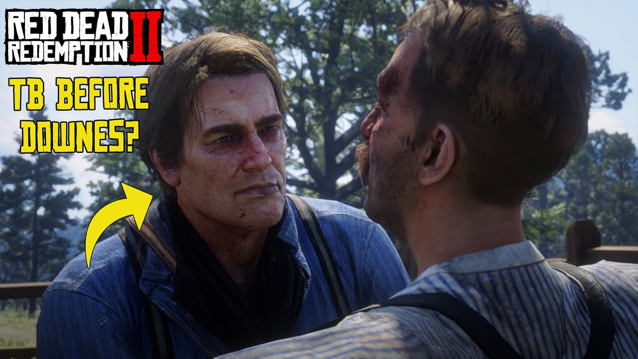 TB Sick Arthur Morgan Tries To Collect Debt From Thomas Downes Red Dead ...