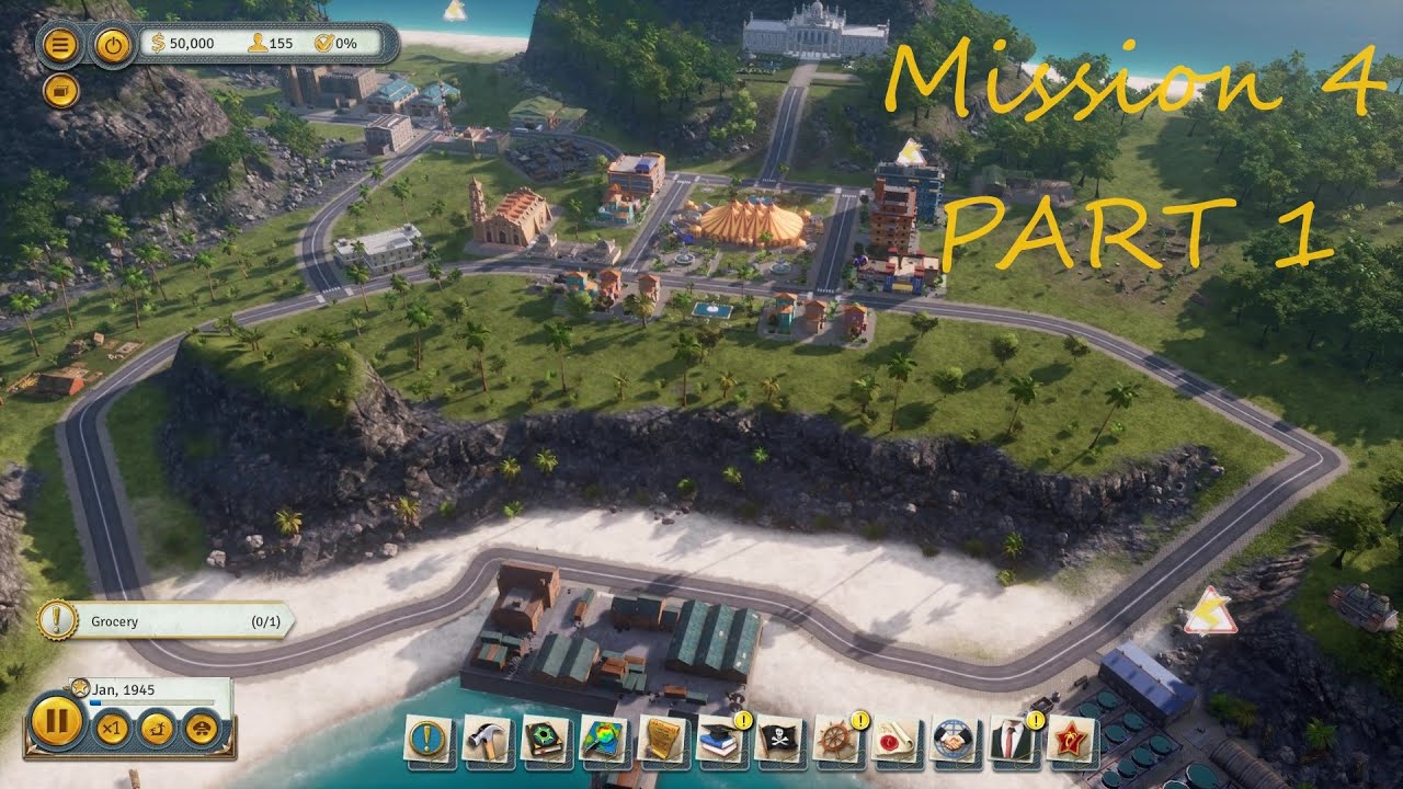Tropico 6 Mission 4 PART 1 "Chocolate Factory" (No commentary) - YouTube