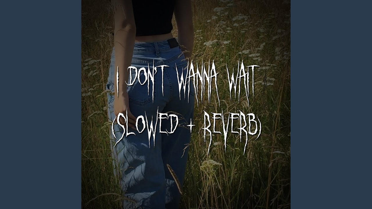 i don't wanna wait (slowed + reverb) - YouTube