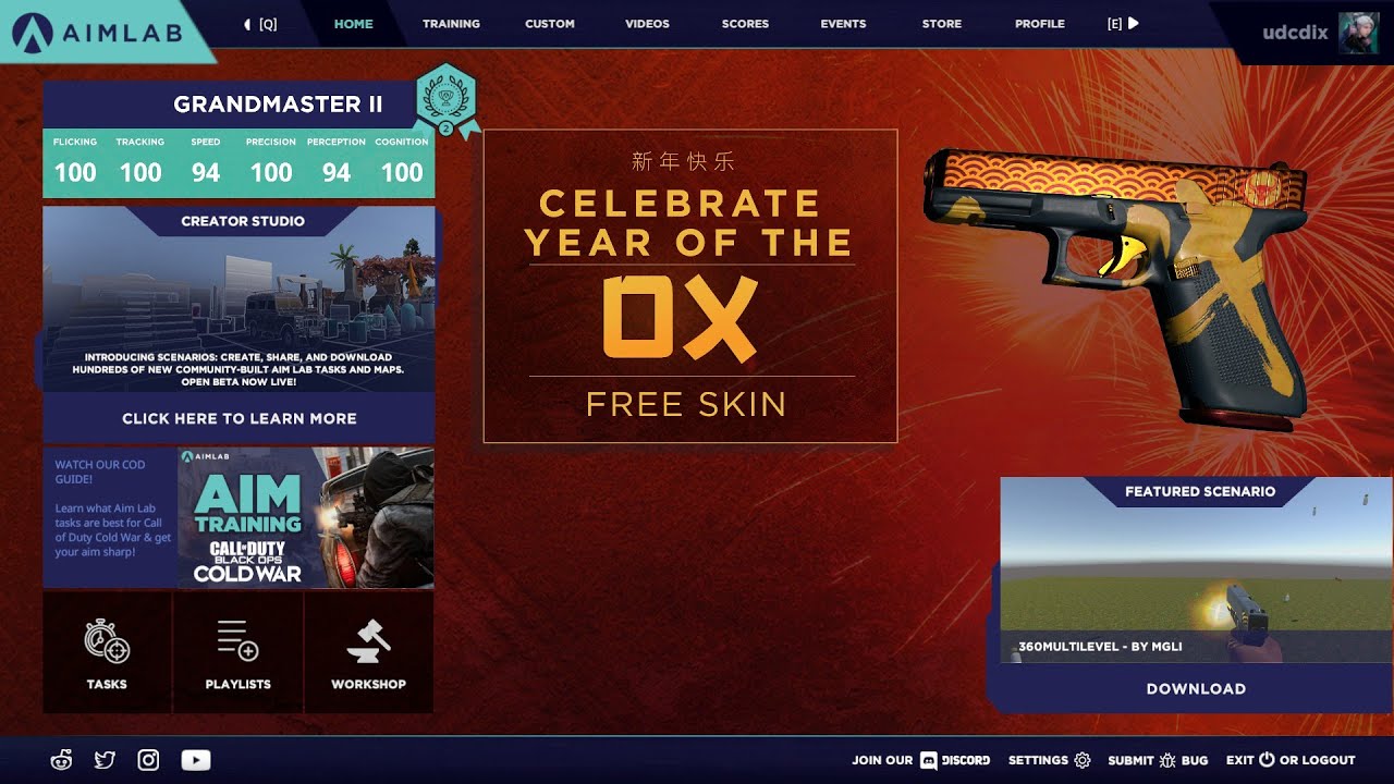 My Aimlab Grandmaster II playlist - YouTube