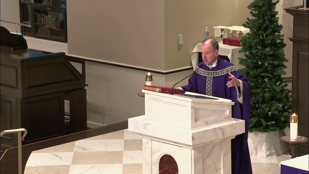 Fr. Rick Homily Fourth Sunday of Advent December 22, 2024 - YouTube