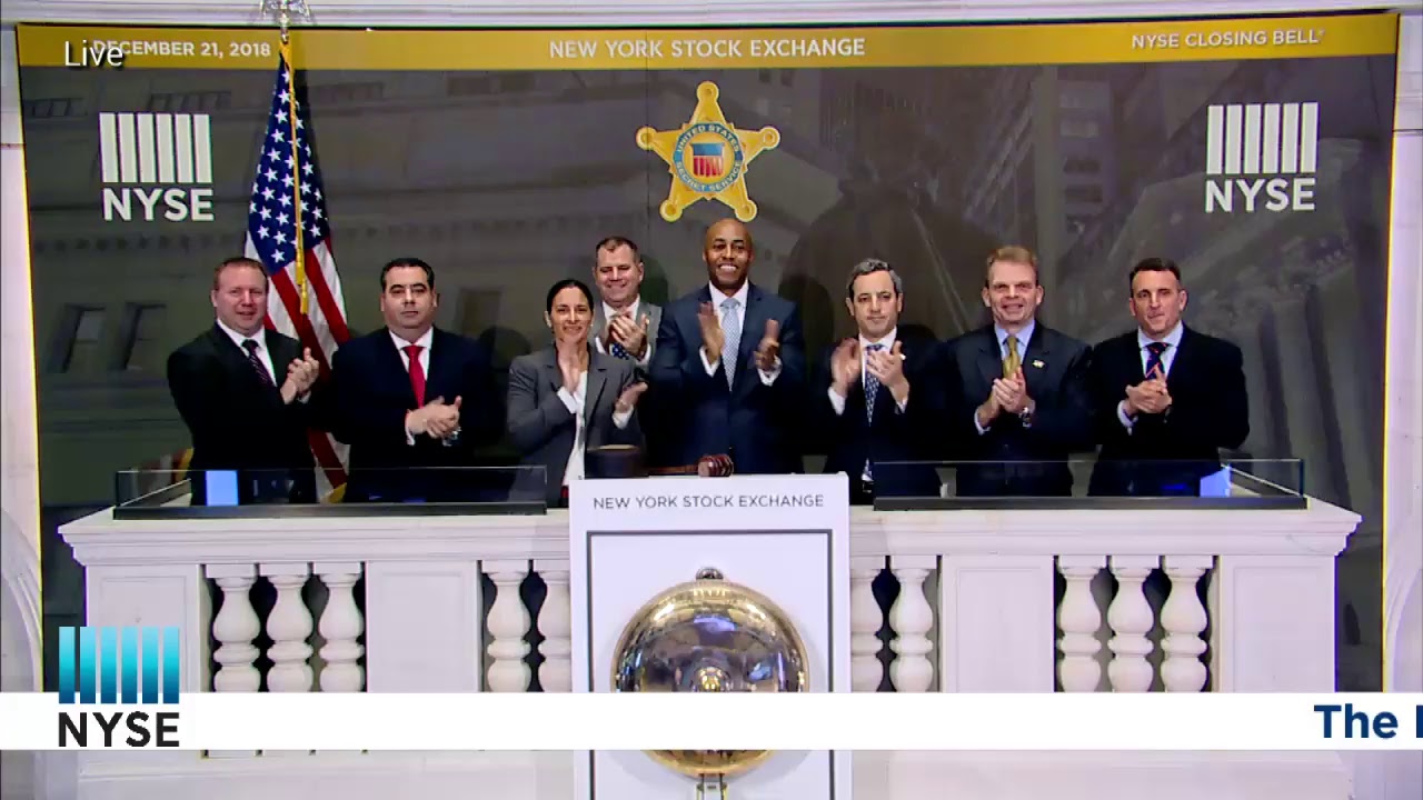 U.S. Secret Service rings the NYSE Closing Bell - YouTube