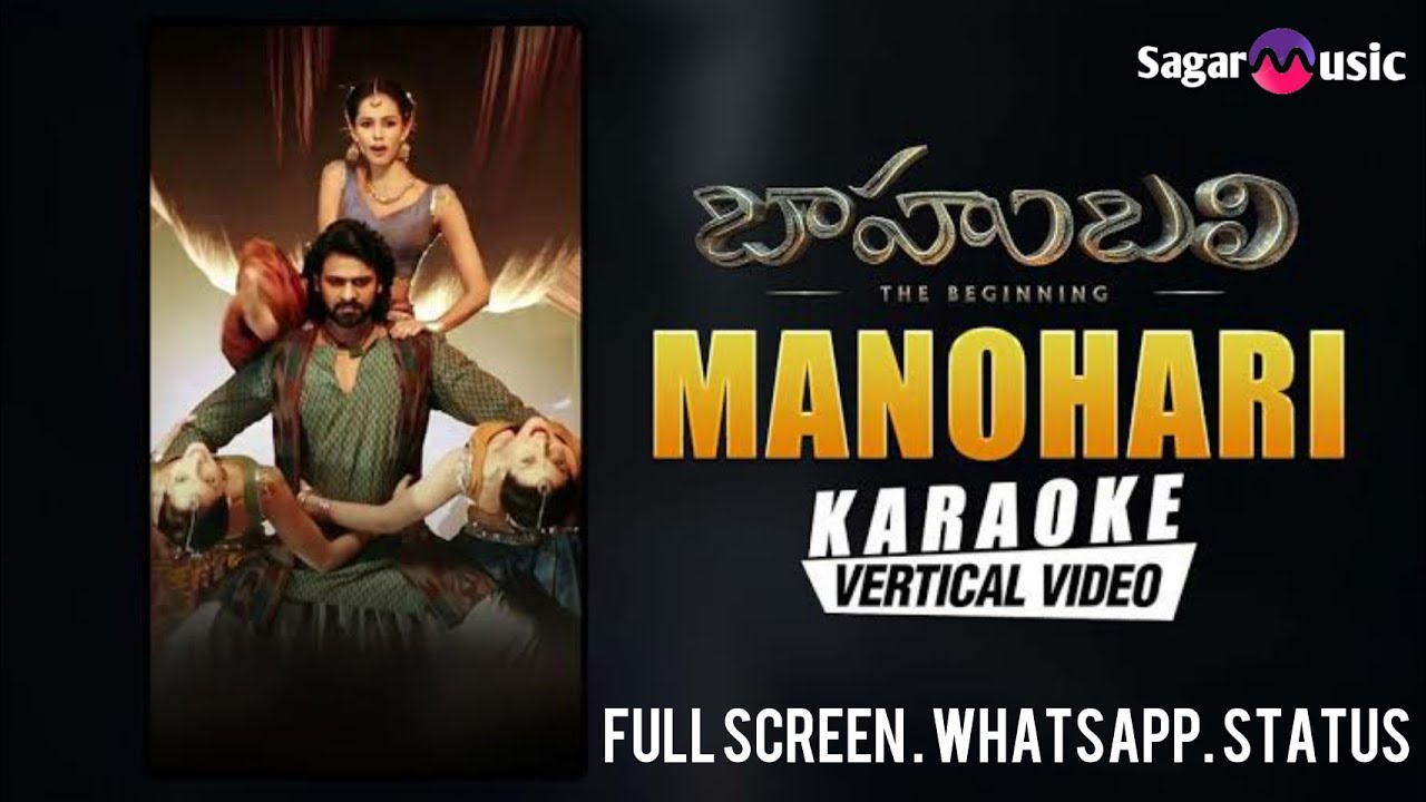 #Manohari ( 4k ) Video Song || Baahubali (Telugu) || Prabhas, Rana ...