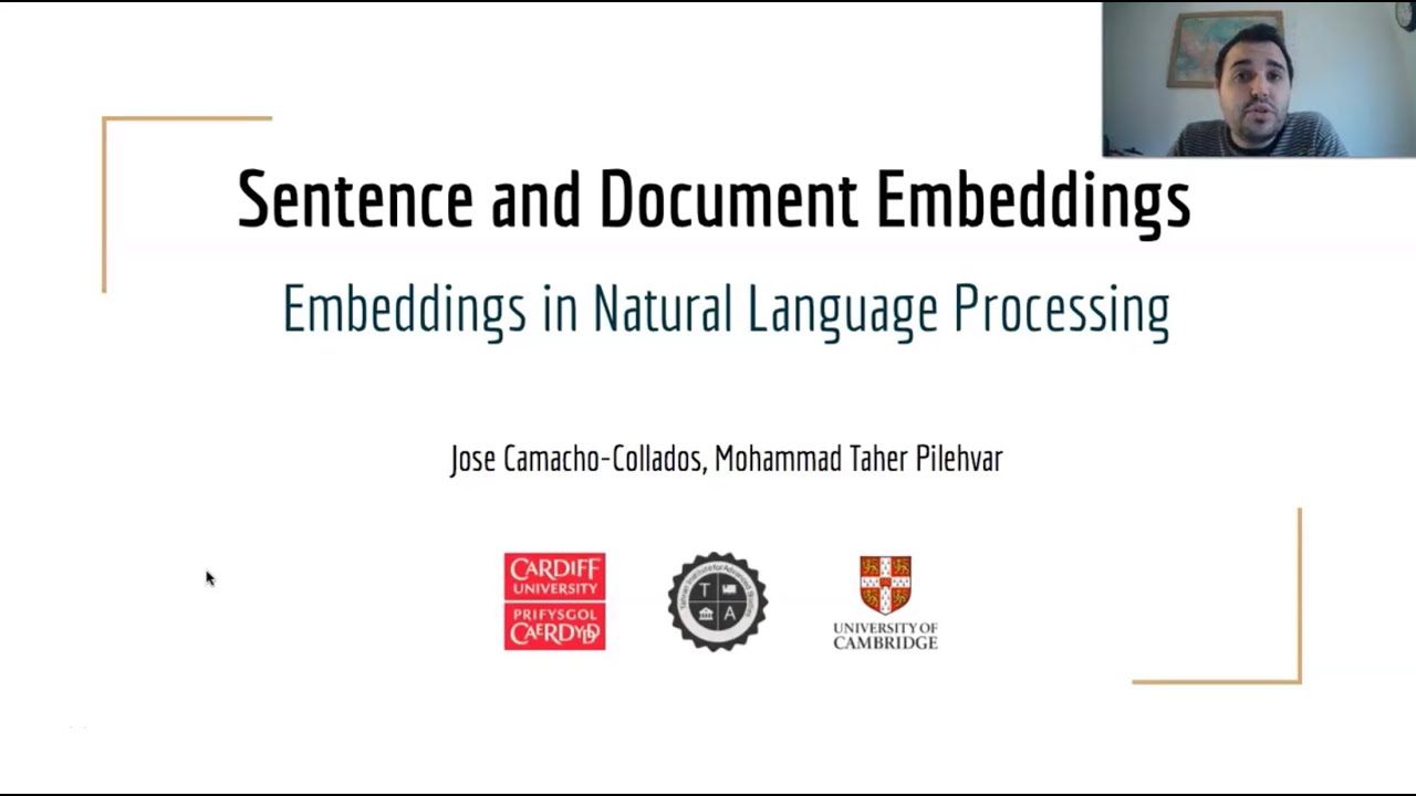 Sentence and Document Embeddings (Embeddings in NLP) - YouTube